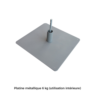 Supports pour drapeau en béton, métal, base à remplir avec de l'eau ou ...