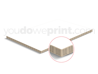 Impression Panneau Carton Composite Blanc Falconboard® | youdoweprint